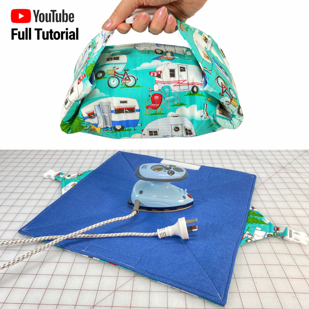 Mini Iron Caddy and Pressing Pad Sewing Pattern | Notches Sewing