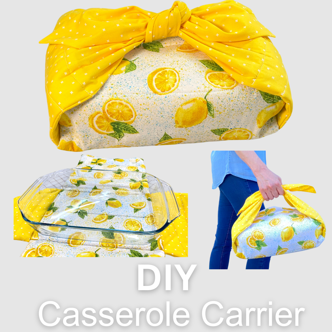 Quilted Casserole Carrier with Ties Sewing Pattern | Notches Sewing